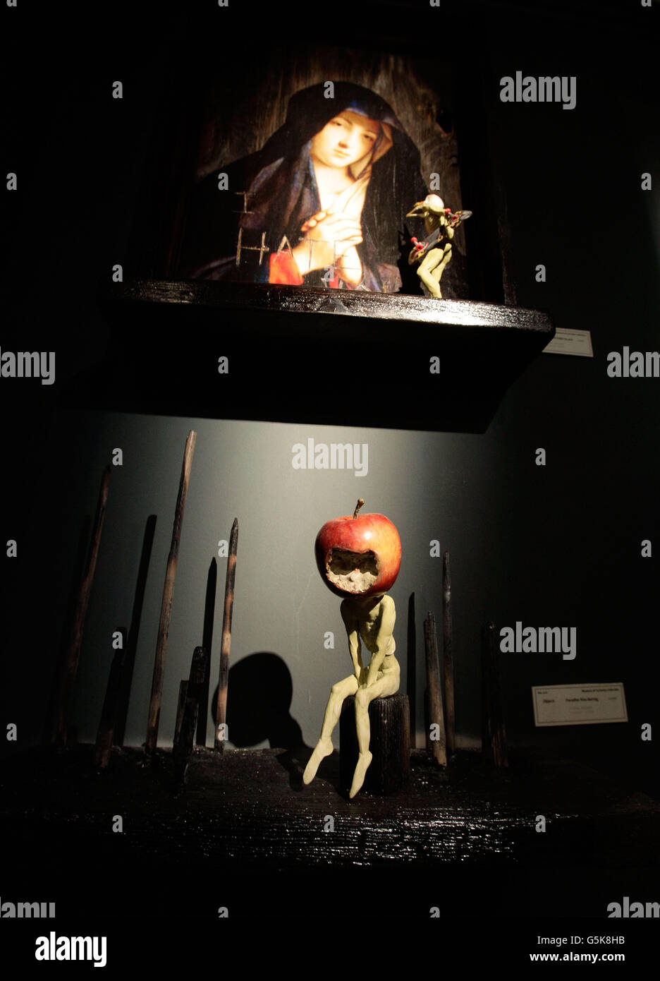 An installation by Giles Walker during a press preview of the ...
