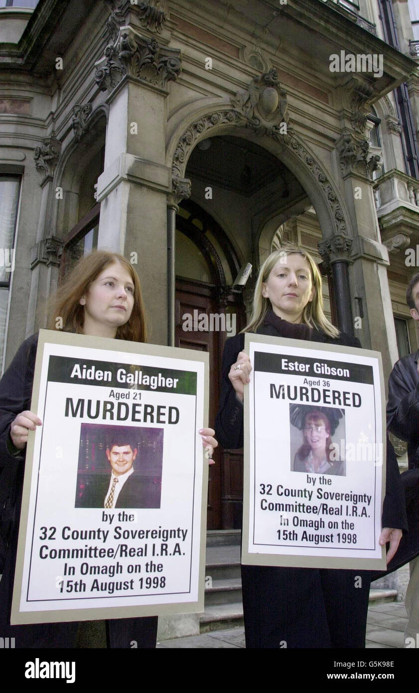 Cathy Gallagher and Elizabeth Gibson (right) of the Omagh Victims Legal ...