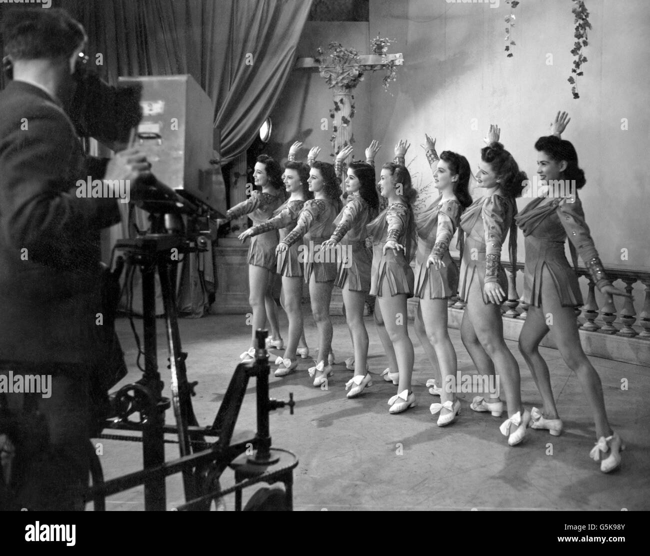 Television - Windmill Girls - Alexandra Palace - London Stock Photo - Alamy