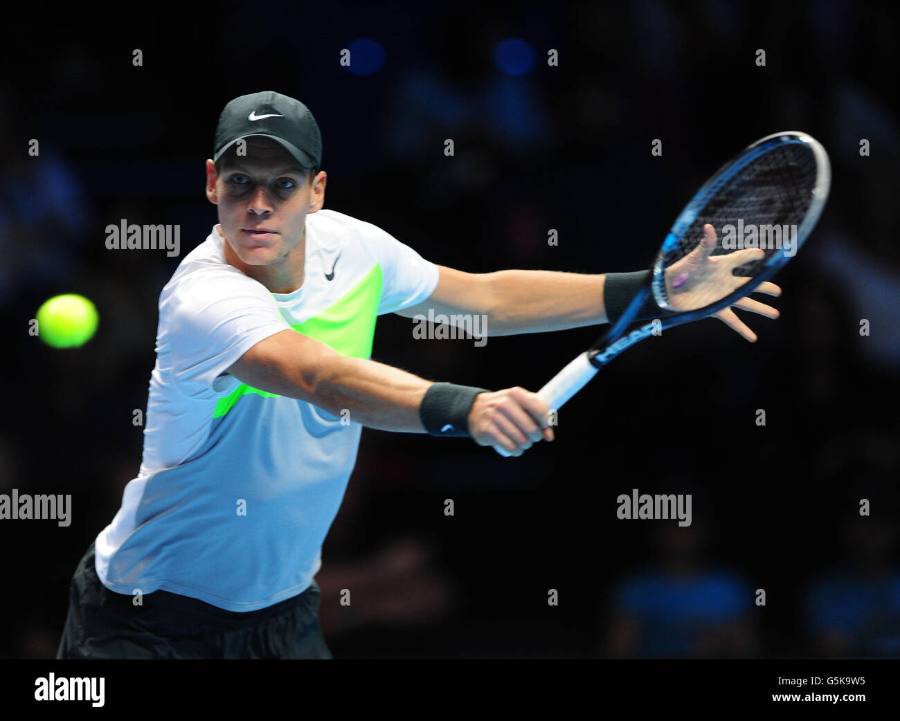 Tennis barclays atp world tour finals day five o2 arena hi-res stock ...