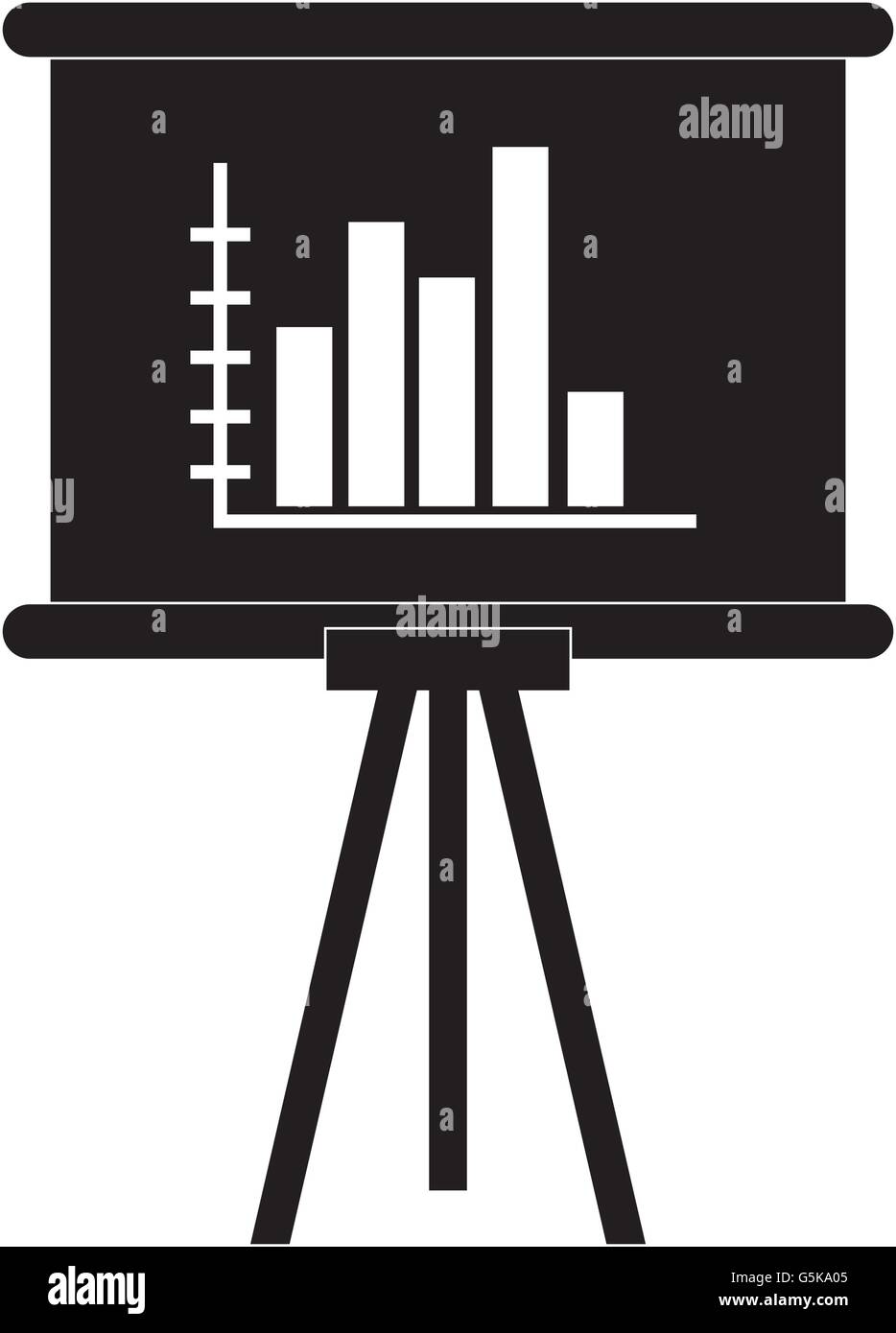 board bar graph , vector illustration Stock Vector Image & Art - Alamy