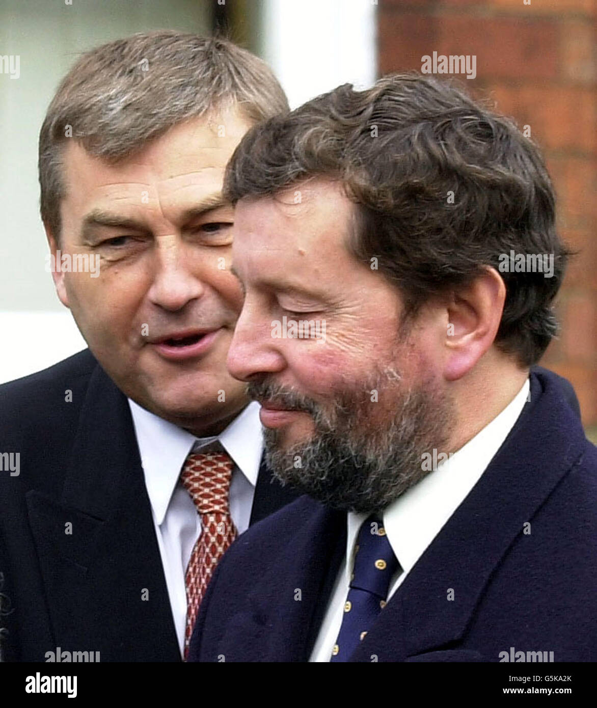 David Blunkett on a visit to the PA NewsCentre in Howden Stock Photo ...