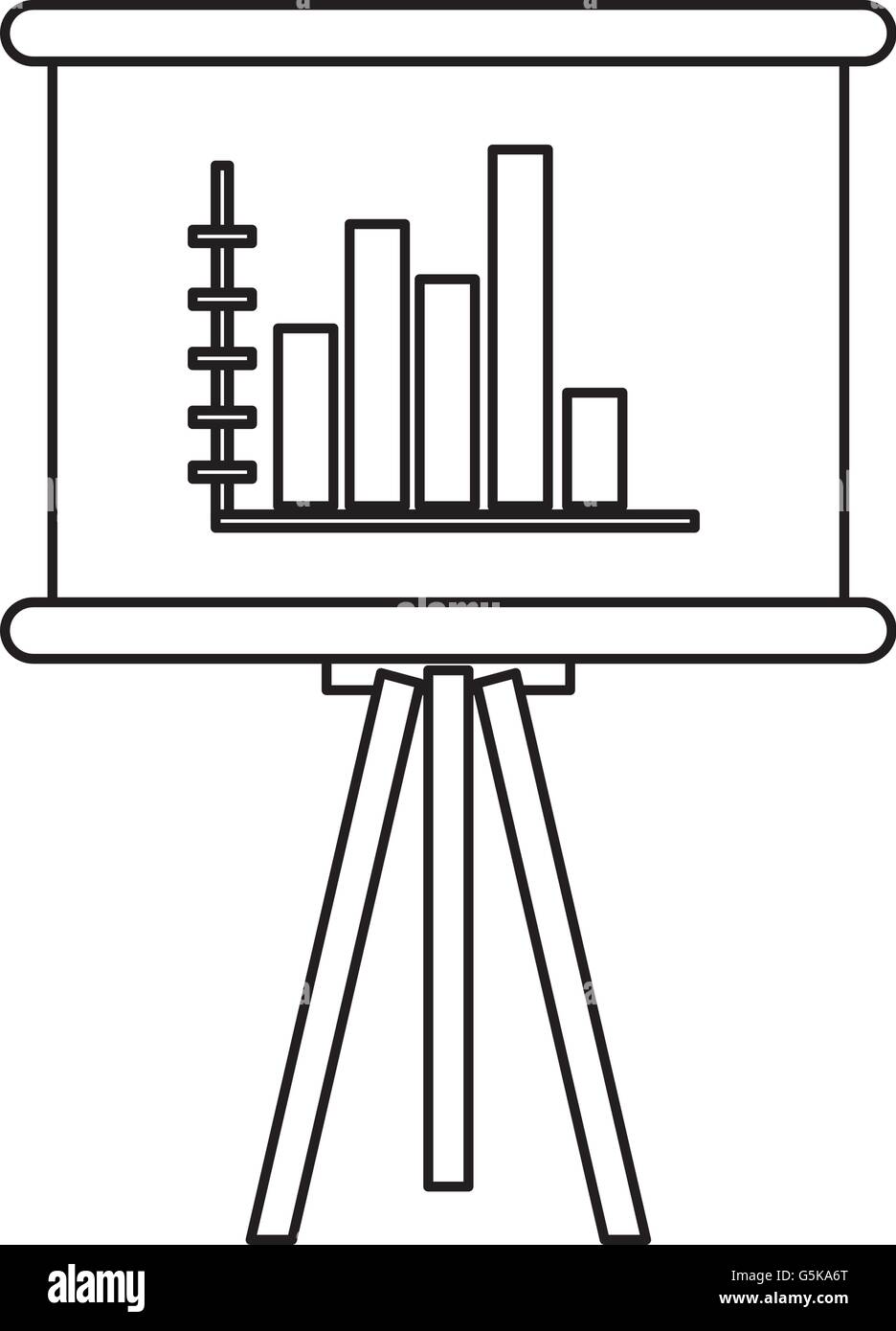 board bar graph , vector illustration Stock Vector Image & Art - Alamy