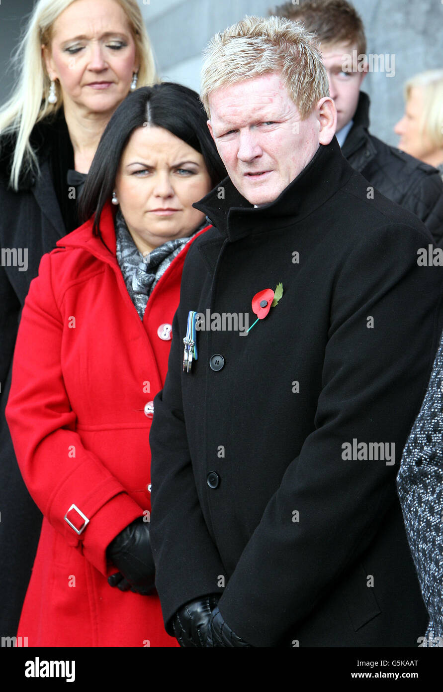 Stephen Gault,who was badly injured in the Enniskillen poppy day ...
