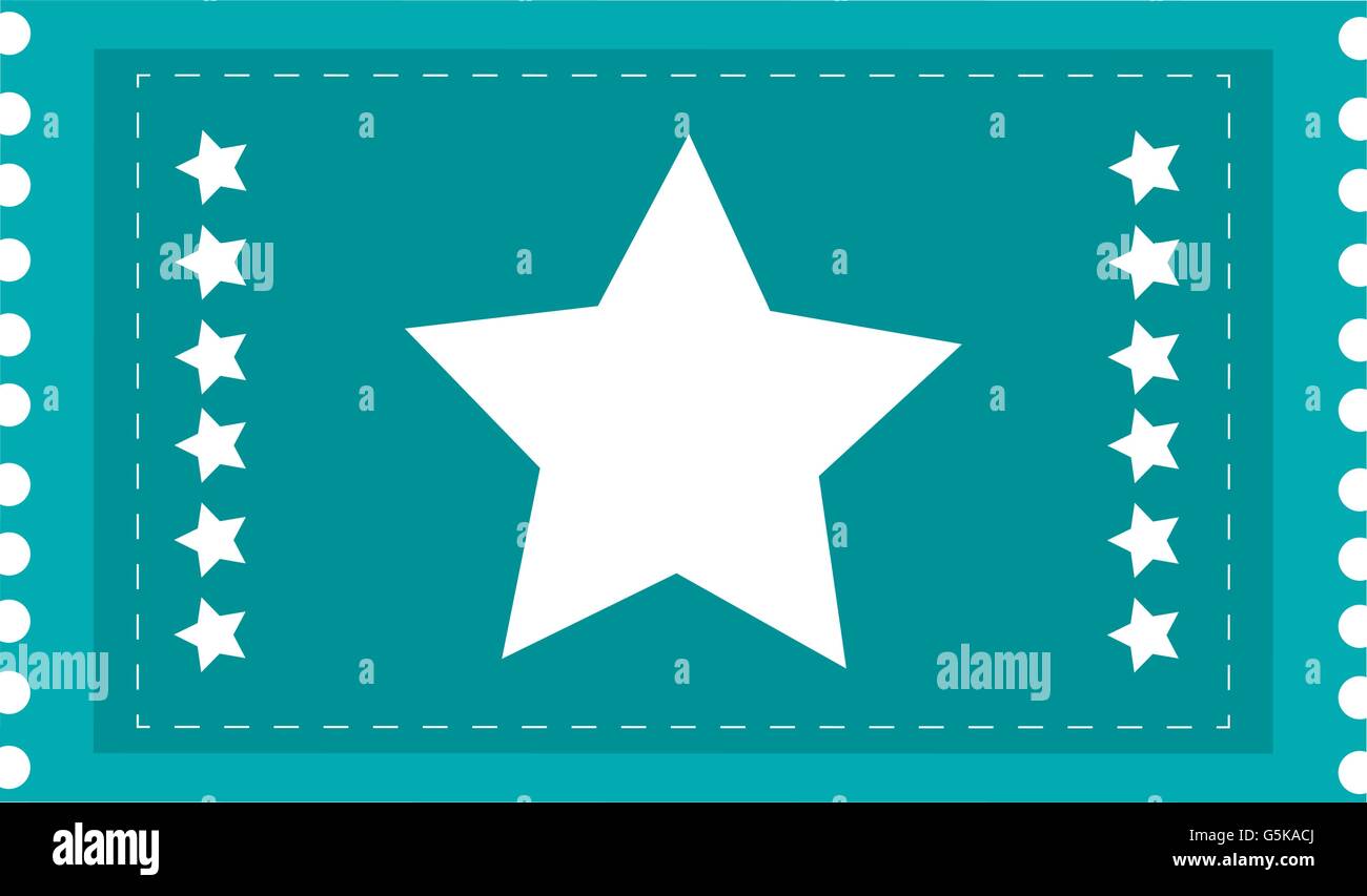 stars movie ticket , vector illustration Stock Vector Image & Art - Alamy