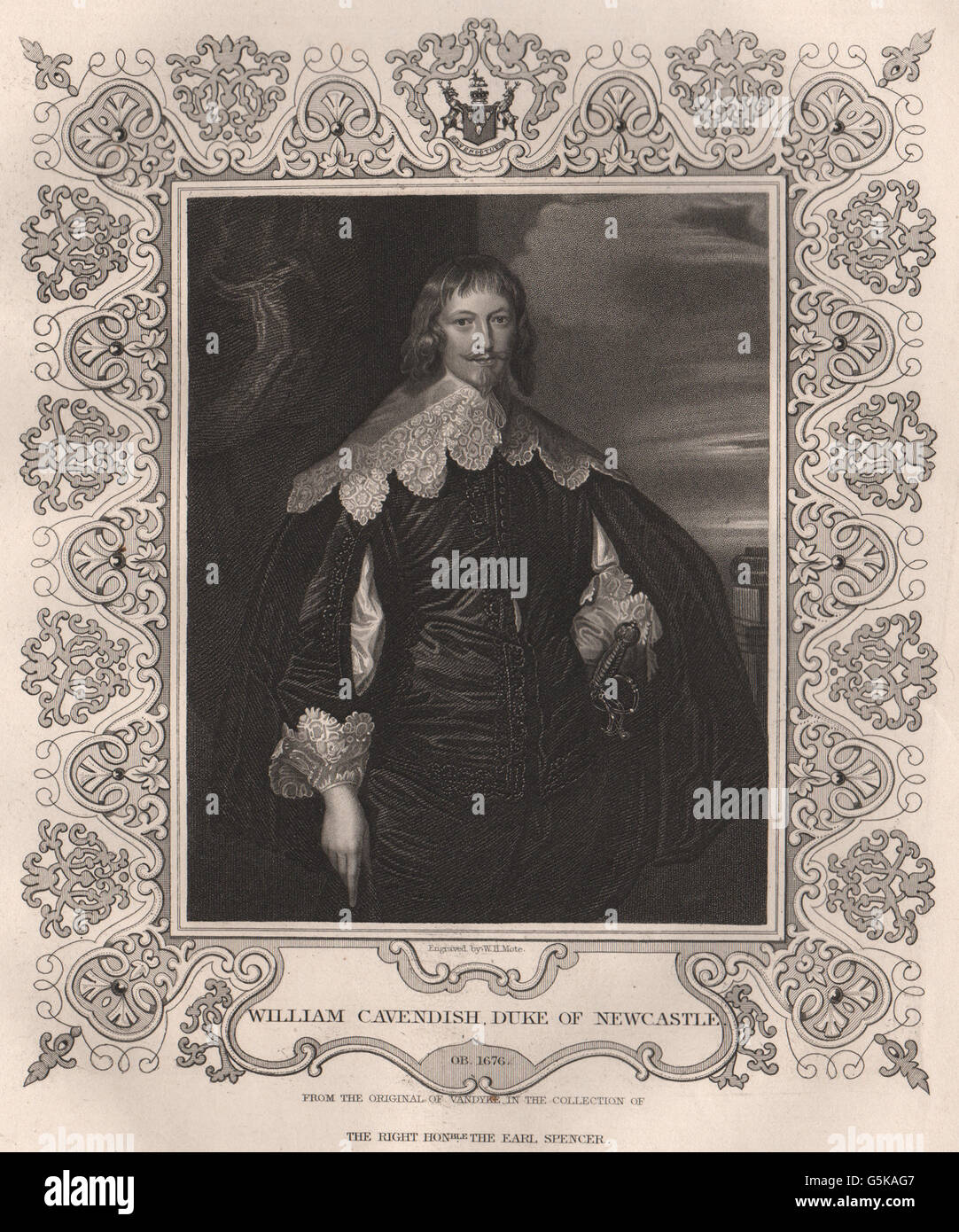 BRITISH HISTORY: William Cavendish, Duke Of Newcastle. TALLIS, old ...