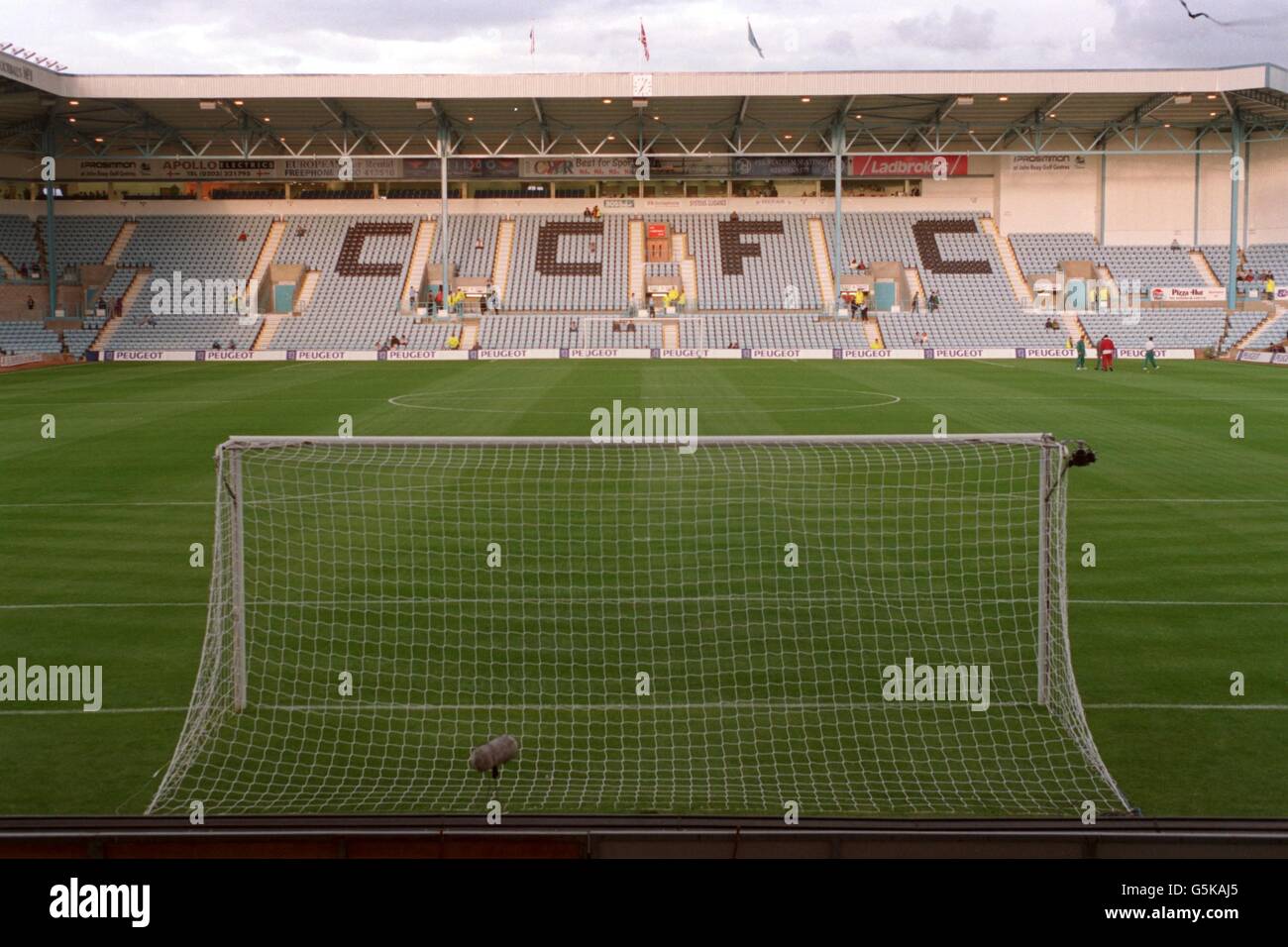 Goal posts at highfield road hi-res stock photography and images - Alamy