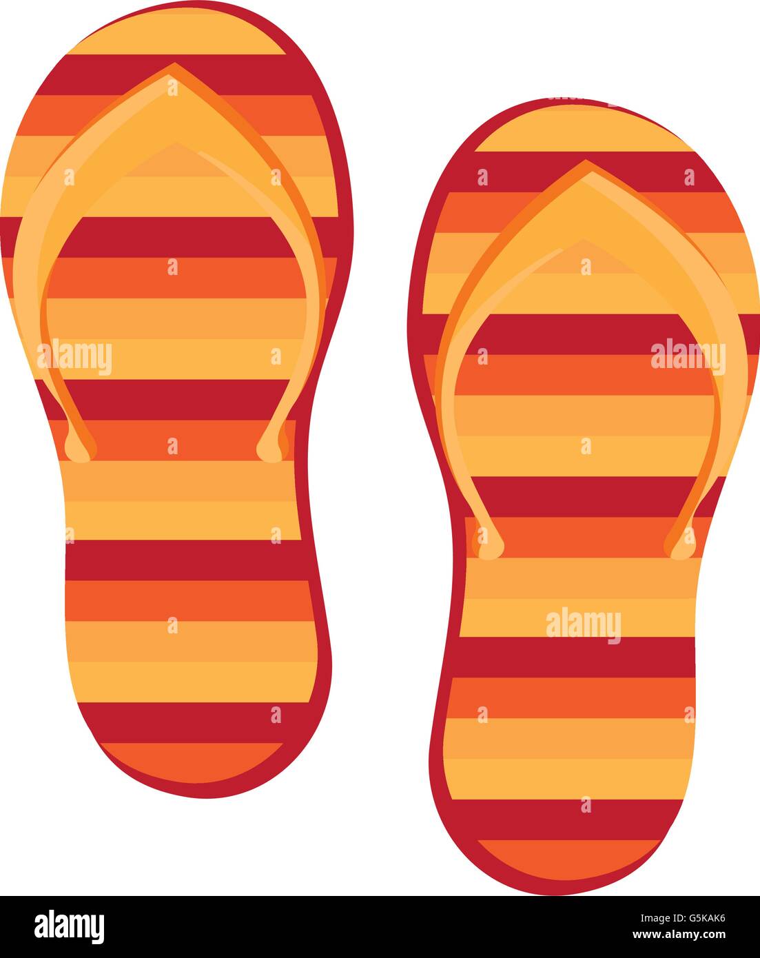 colorful beach sandals,vector graphic Stock Vector Image & Art - Alamy
