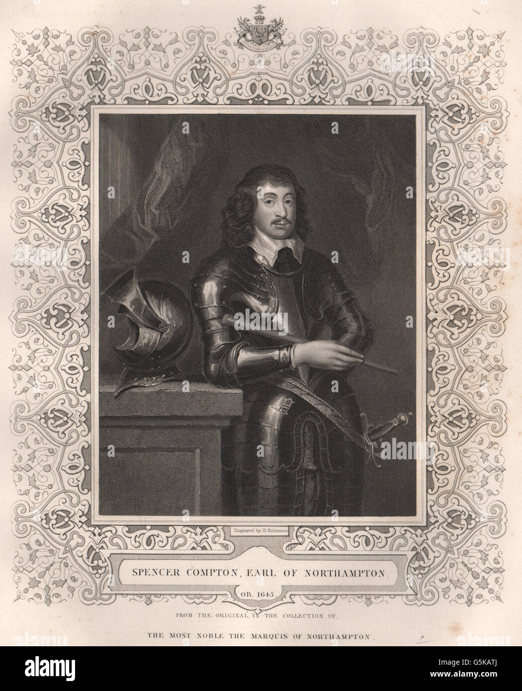 BRITISH HISTORY: Spencer Compton, Earl Of Northampton. TALLIS, old ...