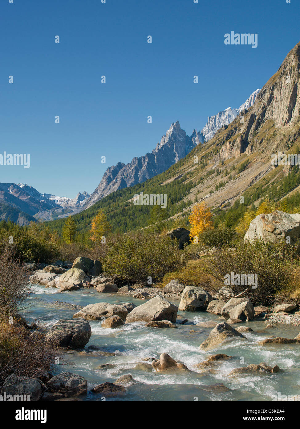 River and mountains in remote landscape Stock Photo - Alamy