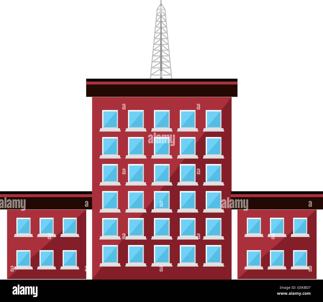 colorful tall building,vector graphic Stock Vector Image & Art - Alamy