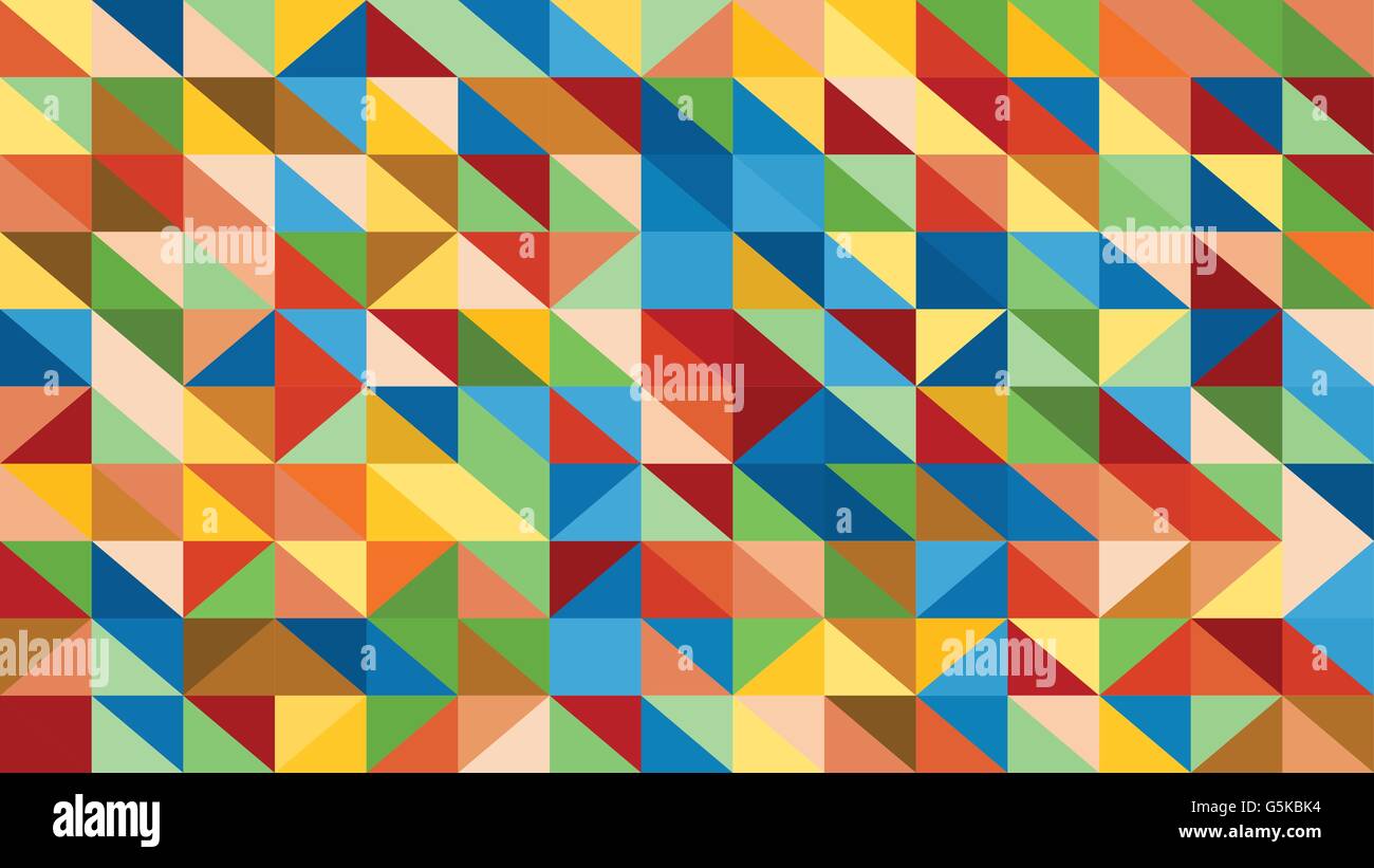 Abstract raibow colorful vector lowploly of many triangles background ...