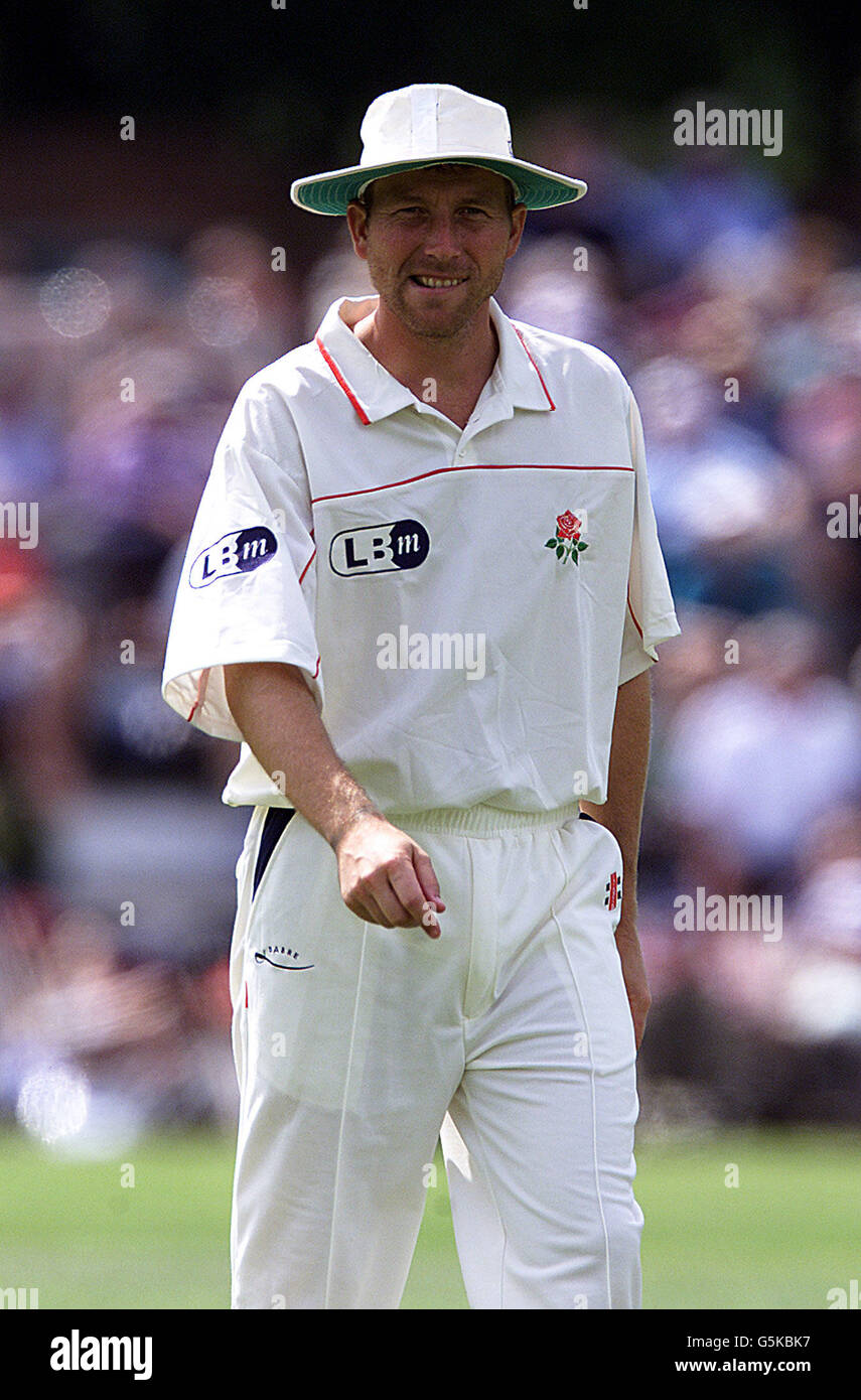 CRICKET LANCASHIRE'S MICHAEL ATHERTON. Lancashire's Michael Atherton ...