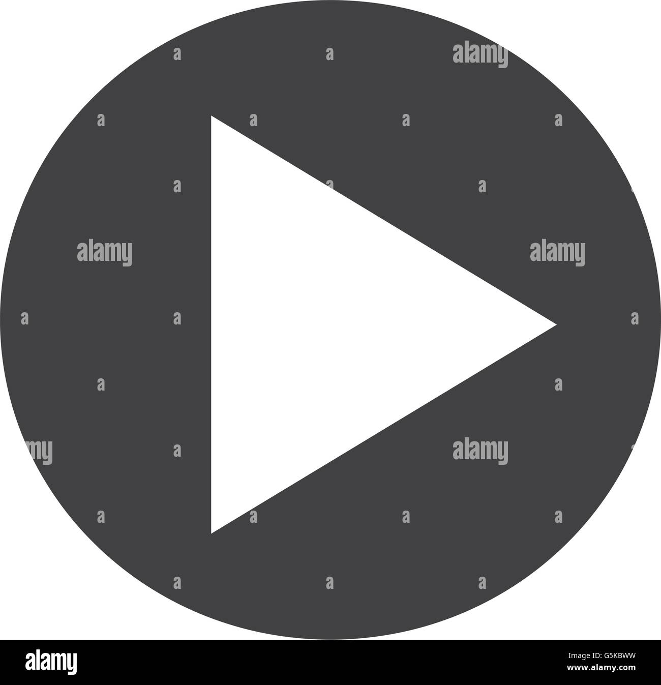 simple play button Stock Vector Image & Art - Alamy