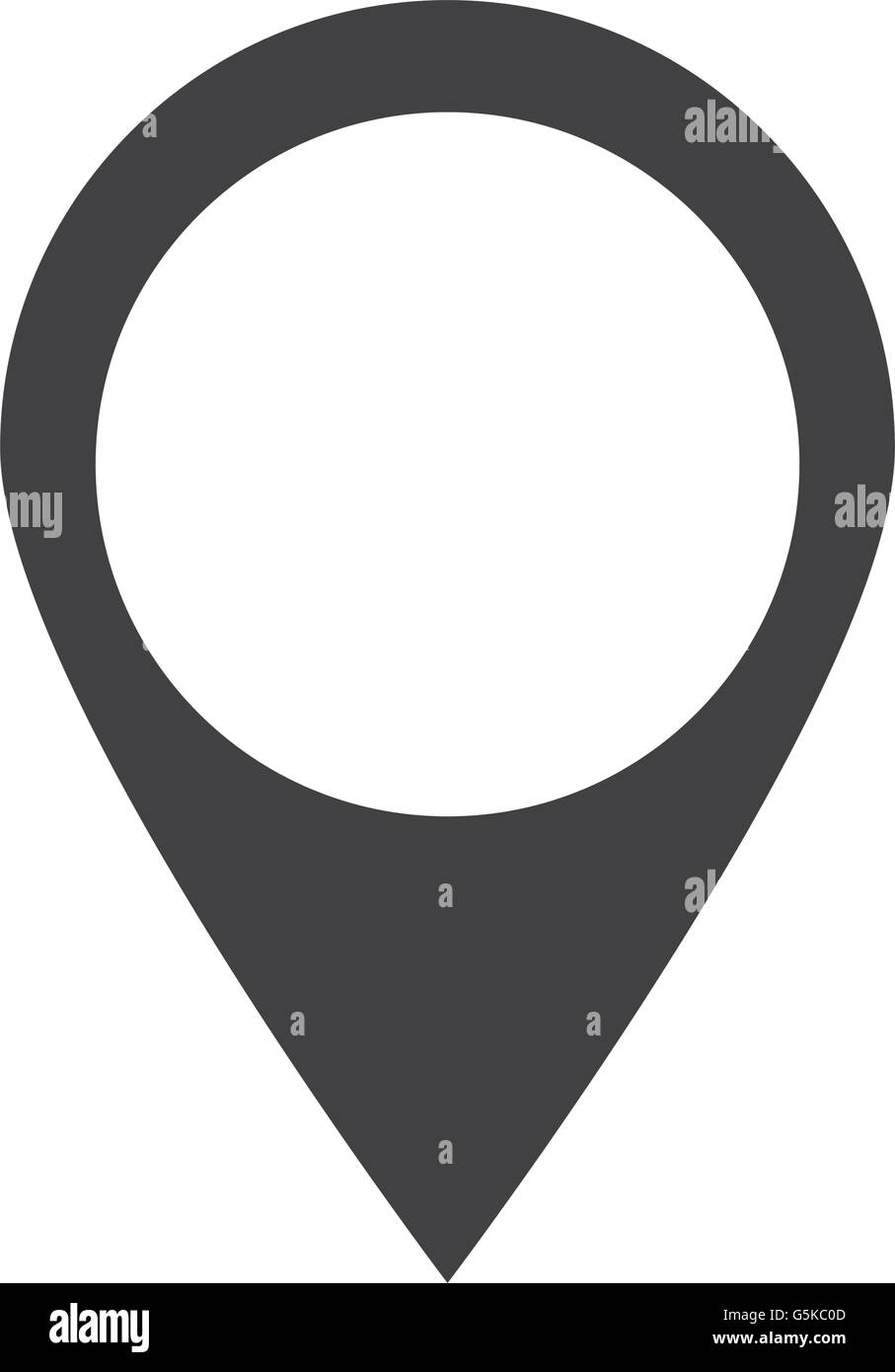 simple gps pin Stock Vector Image & Art - Alamy