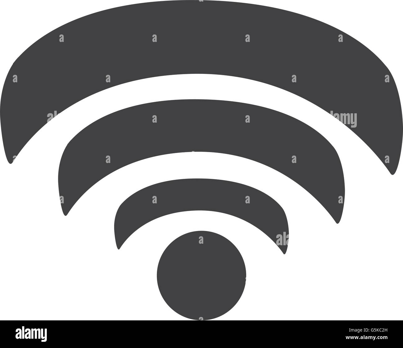 grey wifi icon Stock Vector Image & Art - Alamy