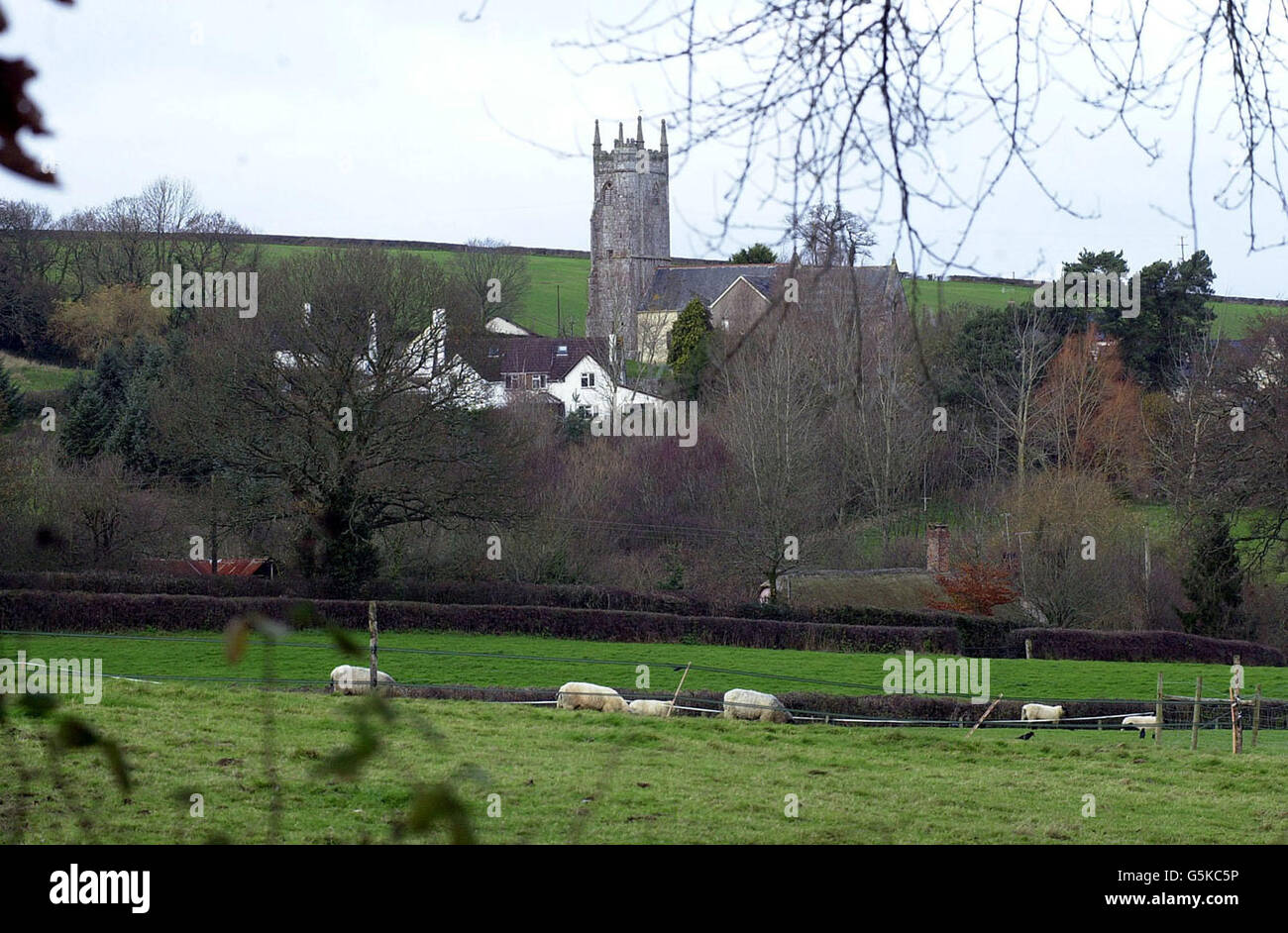 Tedburn St Mary Village of the Year Stock Photo - Alamy
