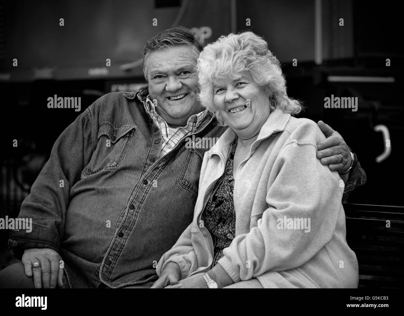 Couple older Black and White Stock Photos & Images - Alamy