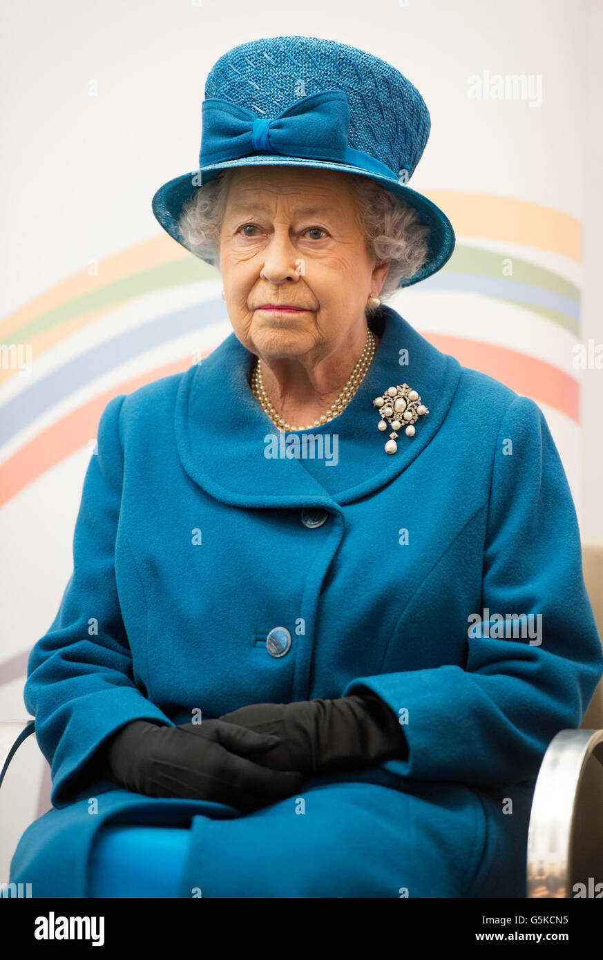 Queen Elizabeth II Visits The Royal Commonwealth Society Stock Photo ...