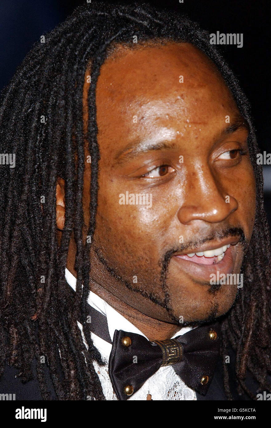 Former boxer now turned DJ Nigel Benn arriving at the Empire Leicester ...