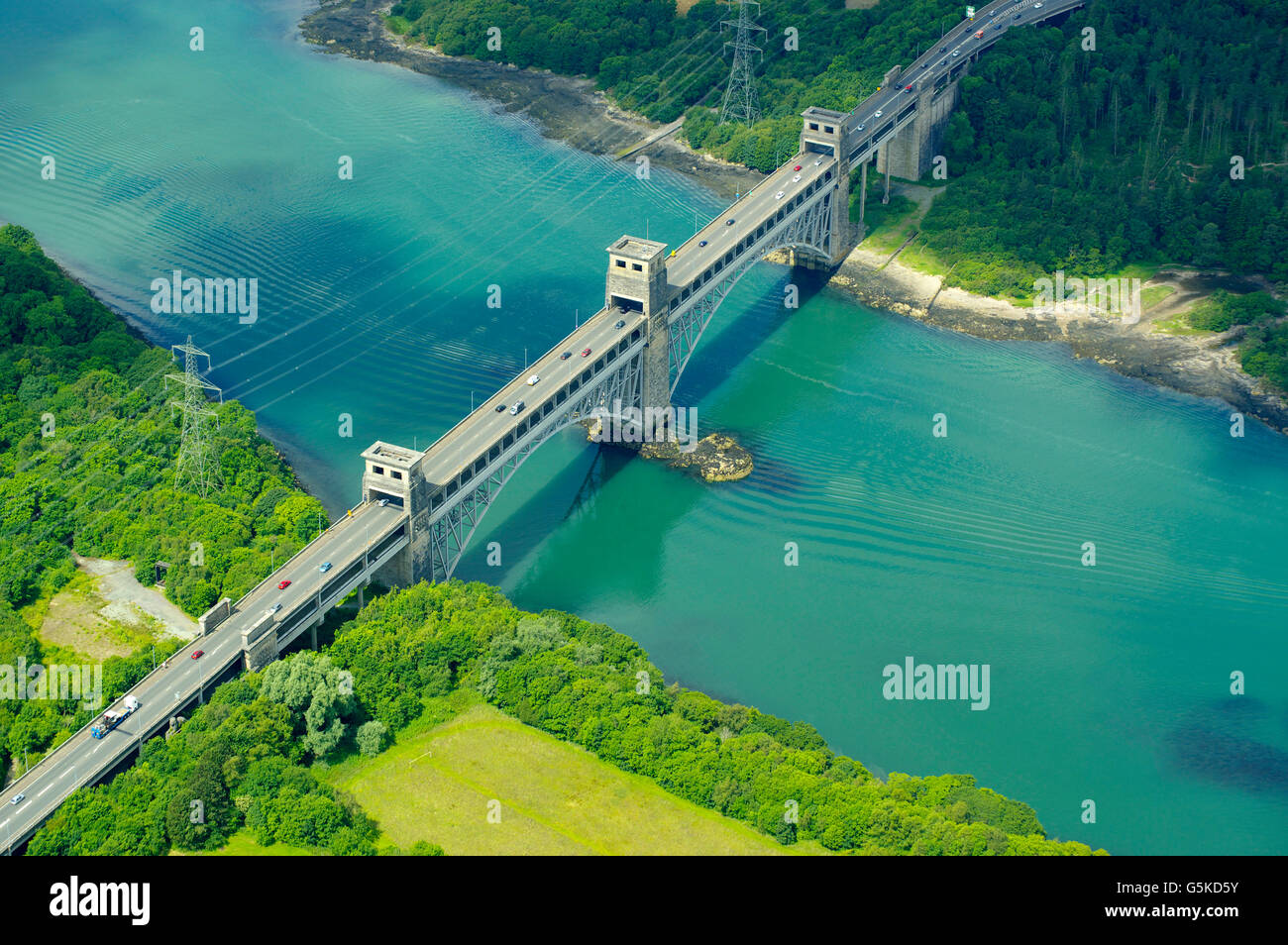Britannia bridge anglesey hi-res stock photography and images - Alamy