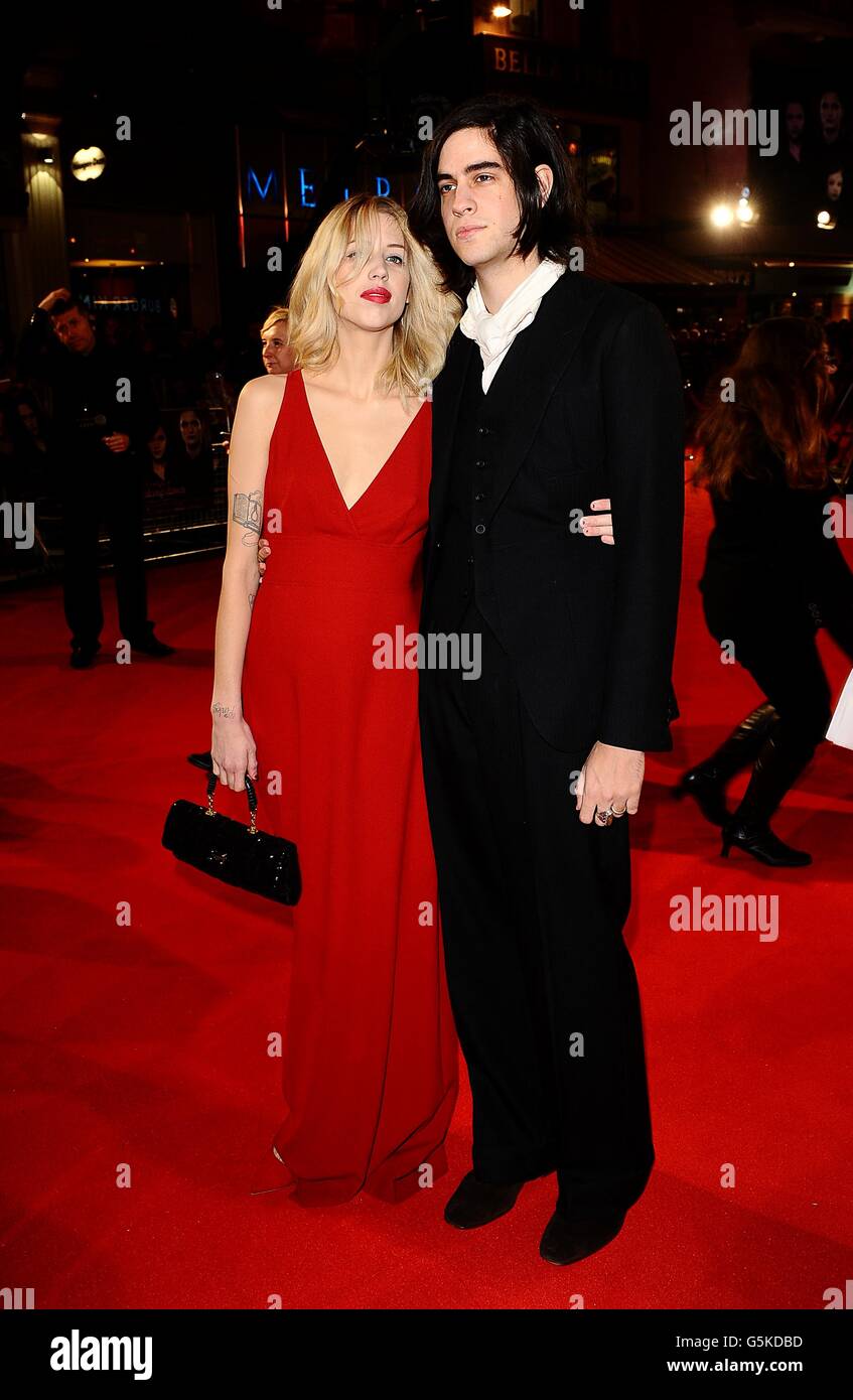Peaches Geldof and Thomas Cohen arriving for the premiere of The ...