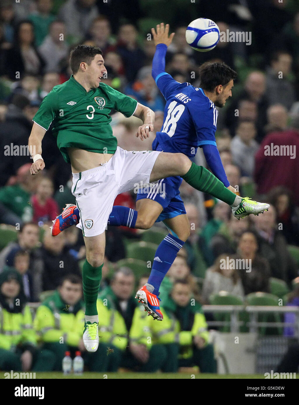 Soccer international friendly republic of ireland v greece aviva ...
