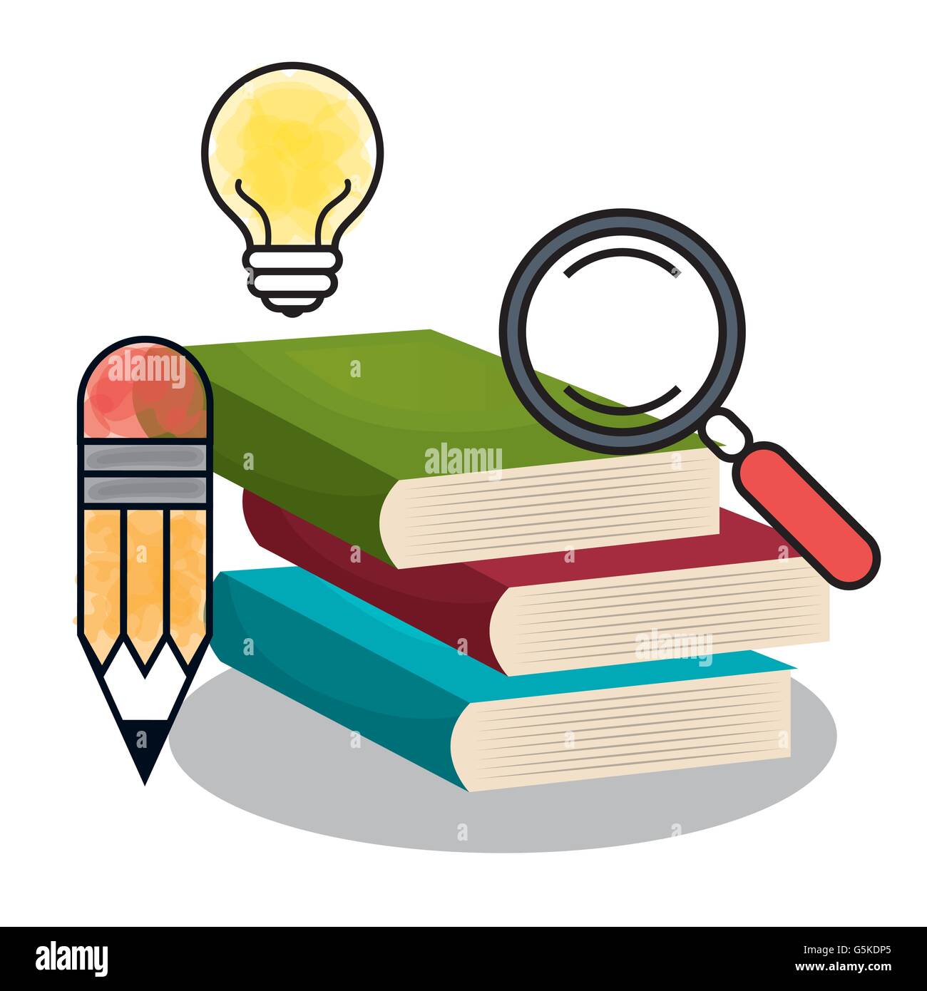 textbooks and educational helpful isolated icon design Stock Vector ...