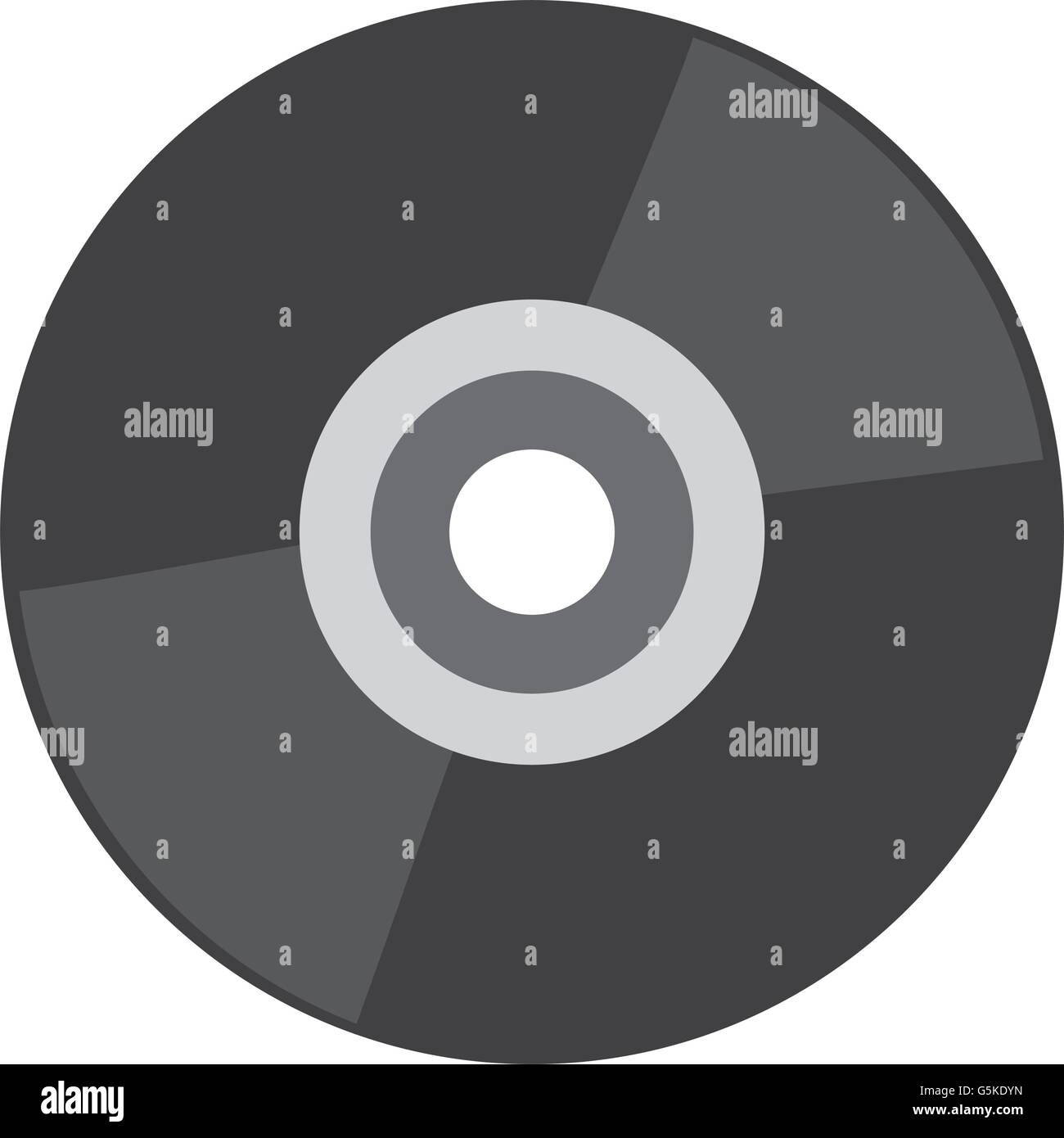 Blank compact disk Stock Vector Images - Alamy