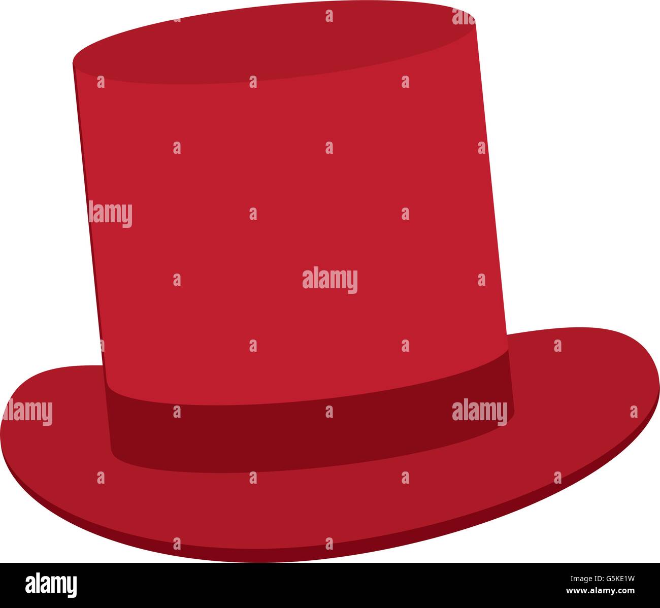 classic red tophat Stock Vector Image & Art - Alamy