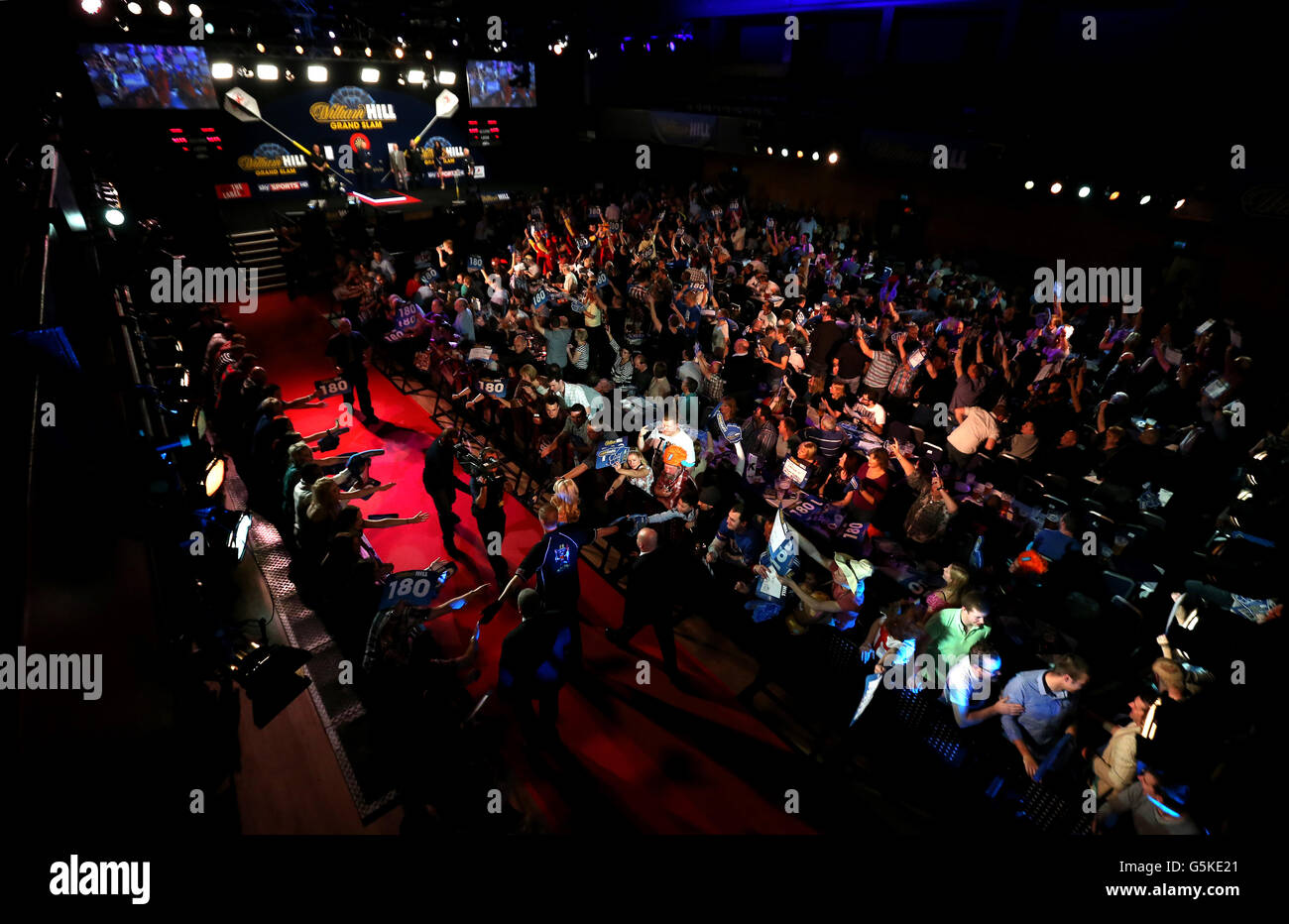 Darts - Grand Slam of Darts - Wolverhampton Civic Hall. Wesley Harms ...