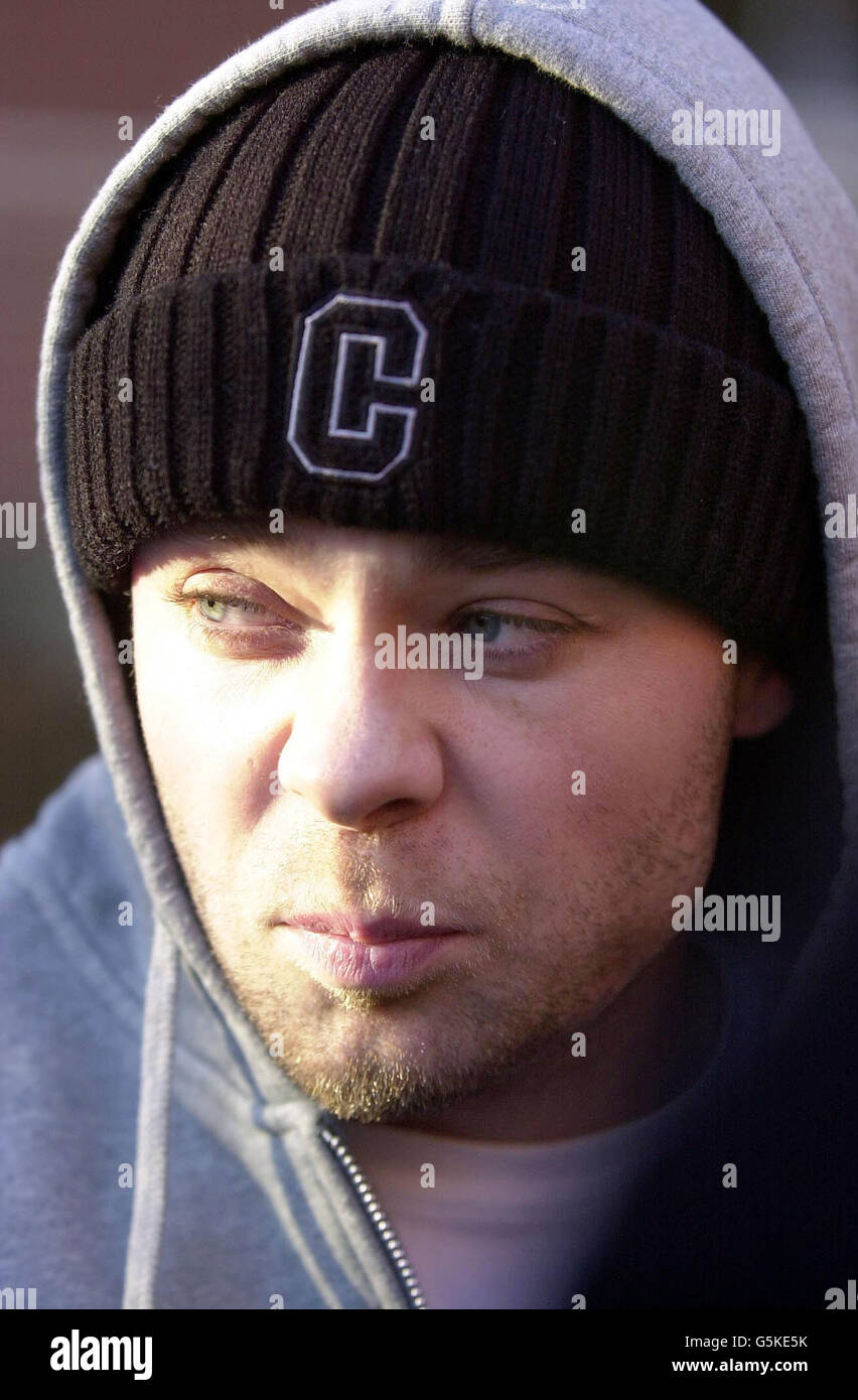 Injured pop star Brian Harvey leaves City Hospital, Nottingham. The 27 ...