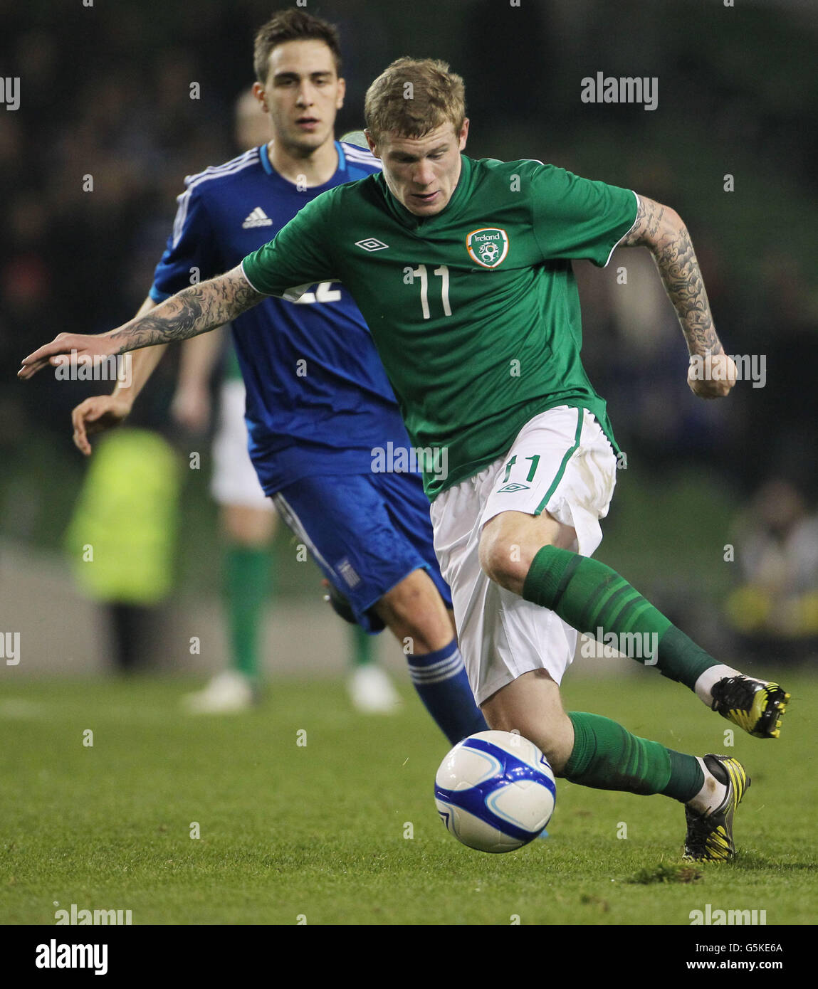 James mcclean ireland soccer hi-res stock photography and images - Alamy