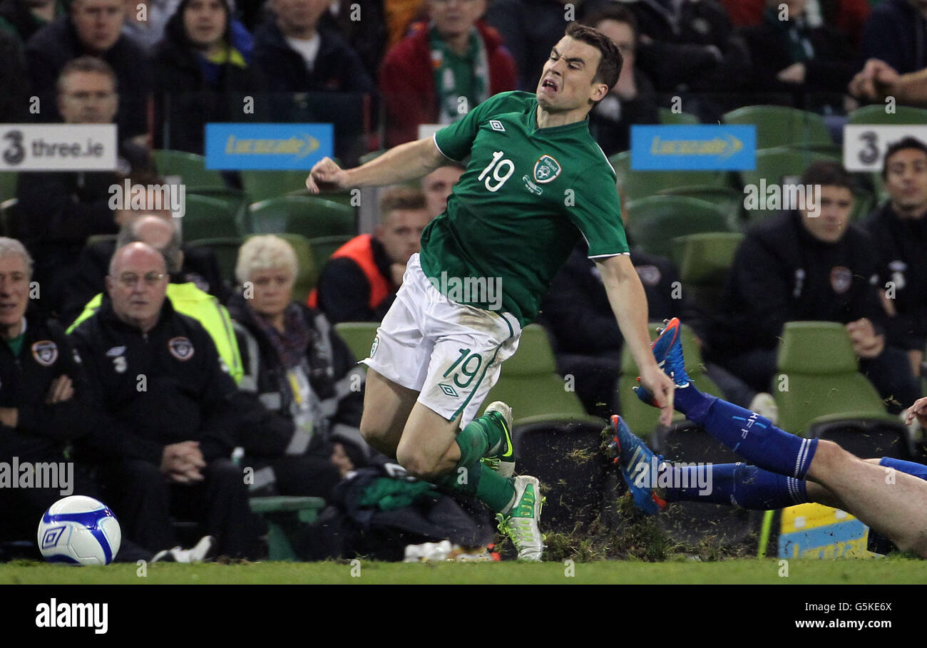 Soccer international friendly republic of ireland v greece aviva ...