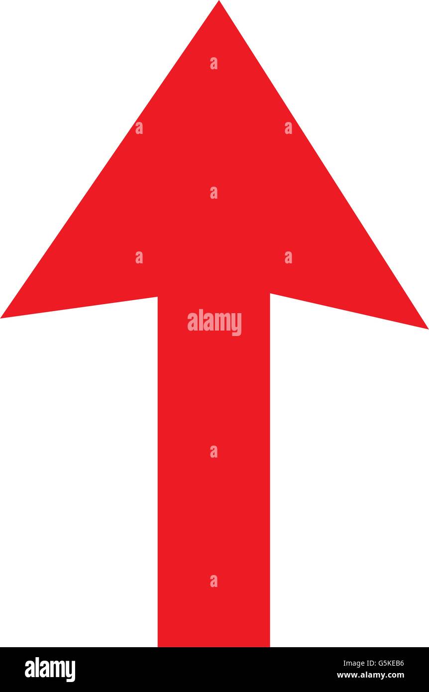 arrow pointing up Stock Vector Image & Art - Alamy