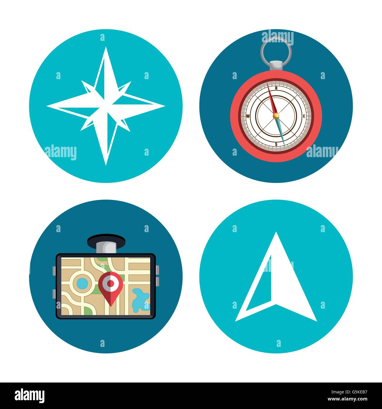 gps navigation design Stock Vector Image & Art - Alamy