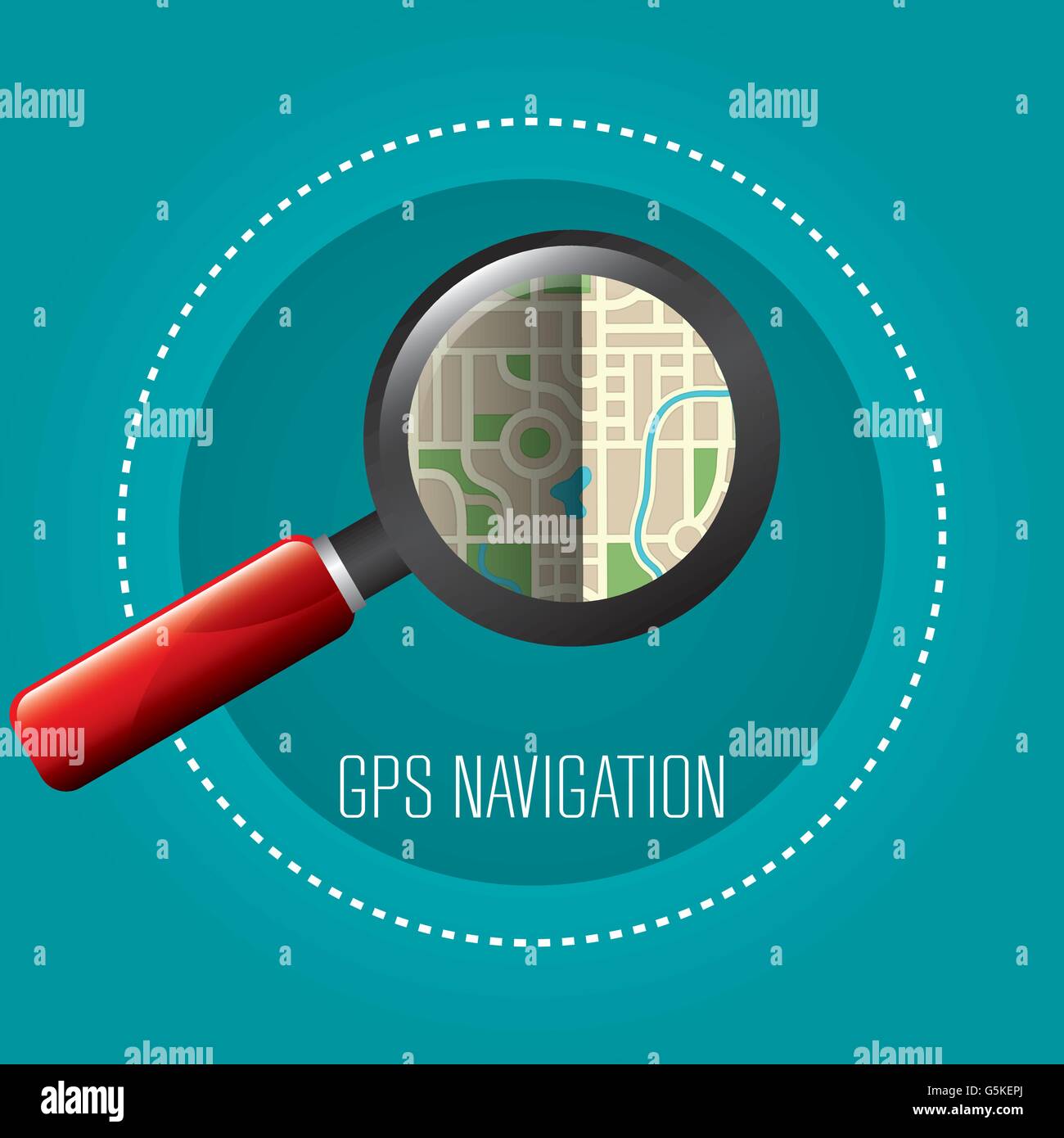 gps navigation design Stock Vector Image & Art - Alamy