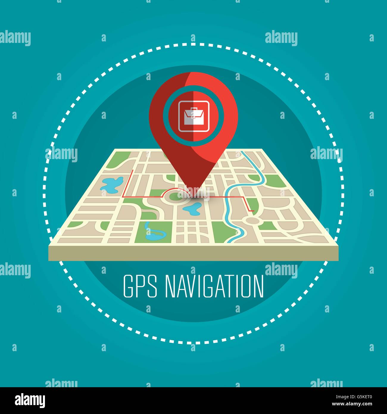 gps navigation design Stock Vector Image & Art - Alamy