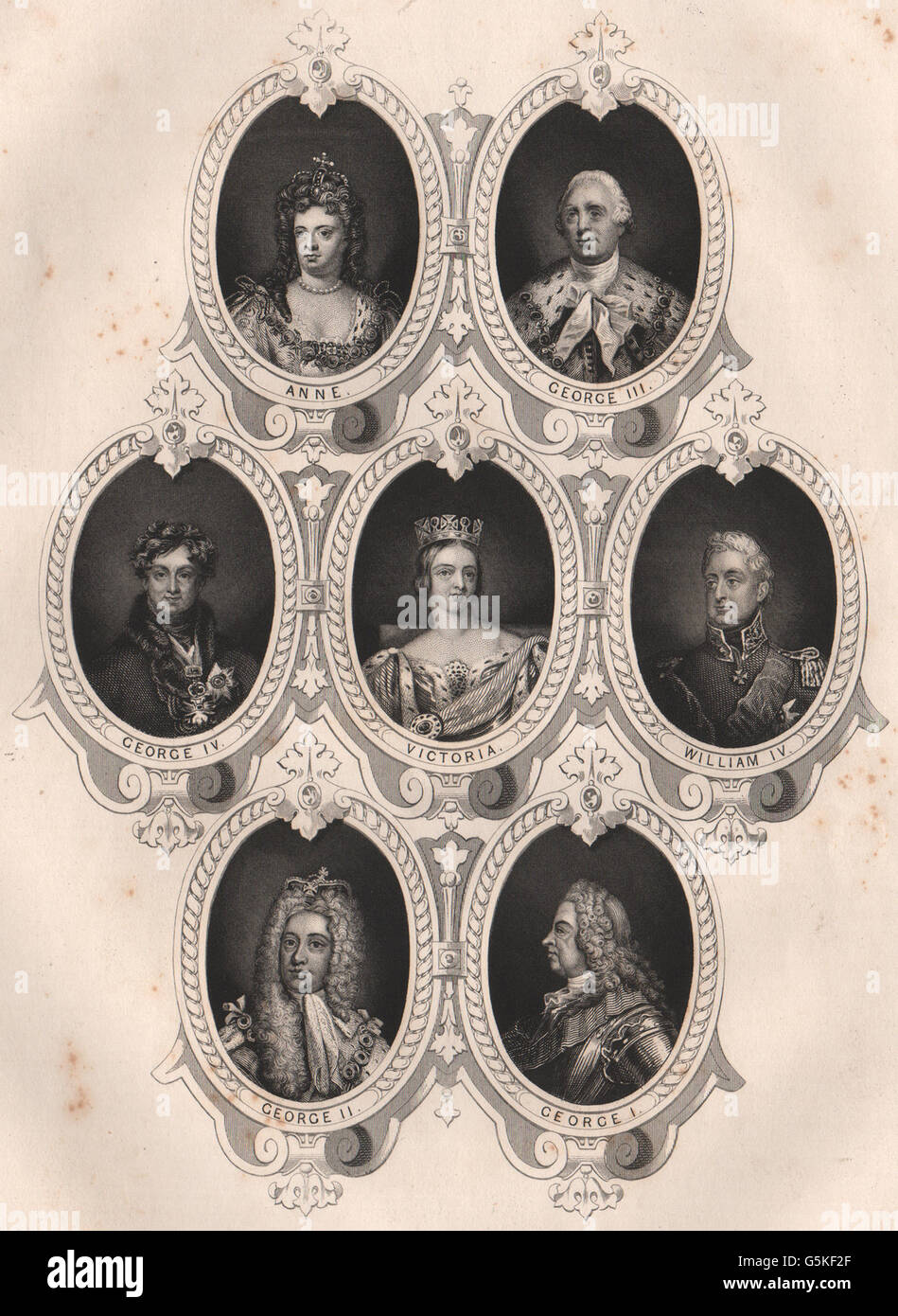 British monarchs hi-res stock photography and images - Alamy