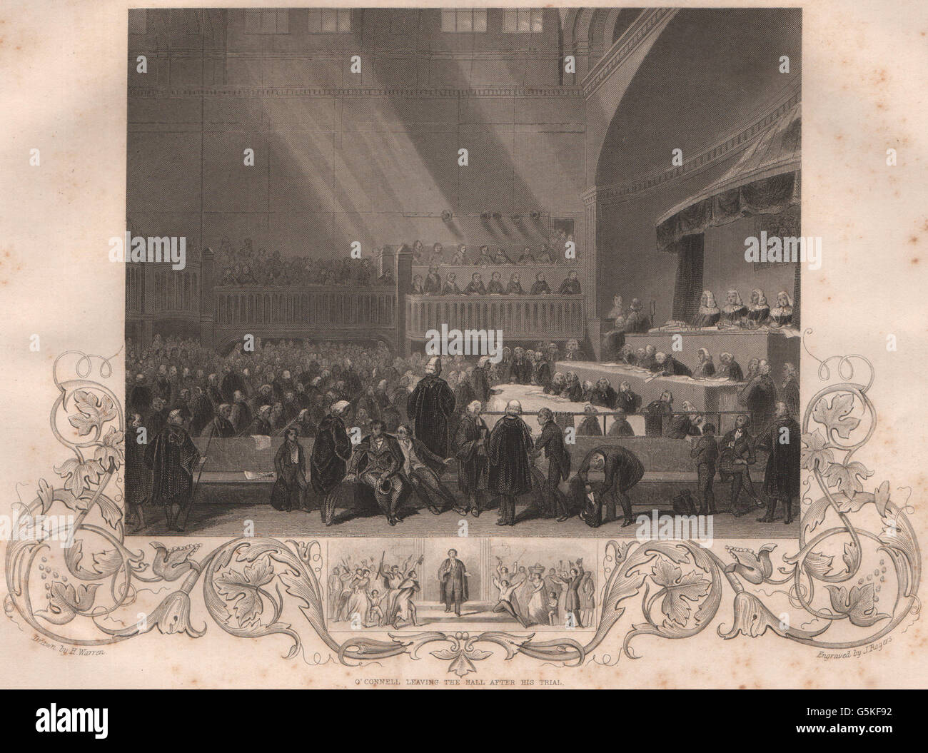 CATHOLIC EMANCIPATION: Trial of Daniel O' Connell, MP 1844. Ireland ...