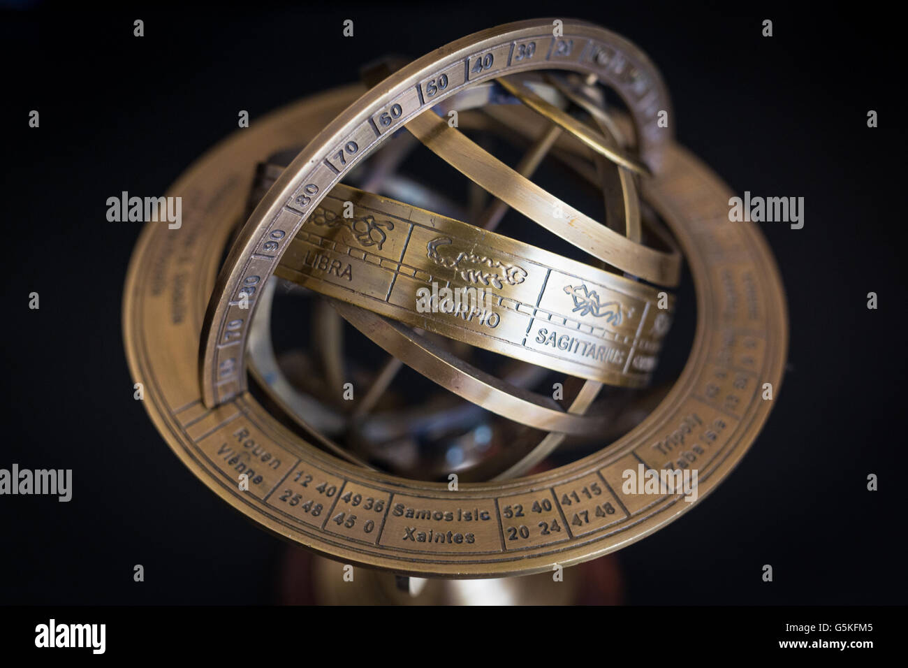 Astrolabe and zodiac hi-res stock photography and images - Alamy