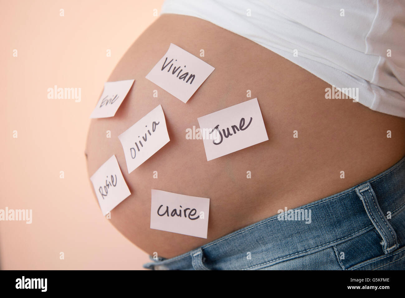 Children names pregnant hi-res stock photography and images - Alamy
