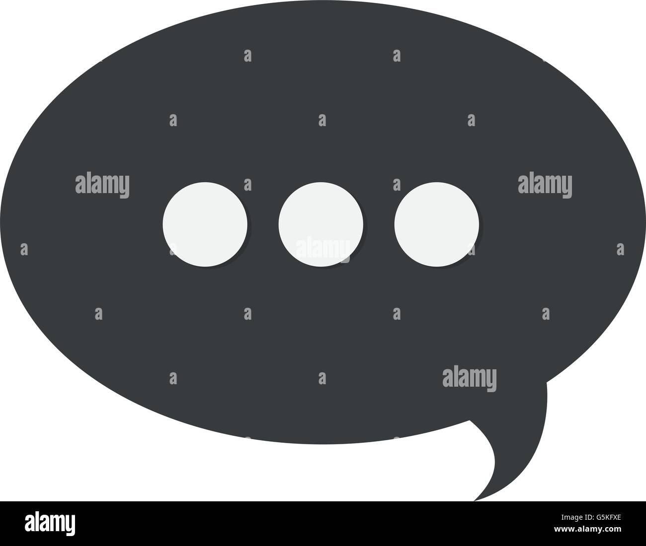 round conversation bubble Stock Vector Image & Art - Alamy