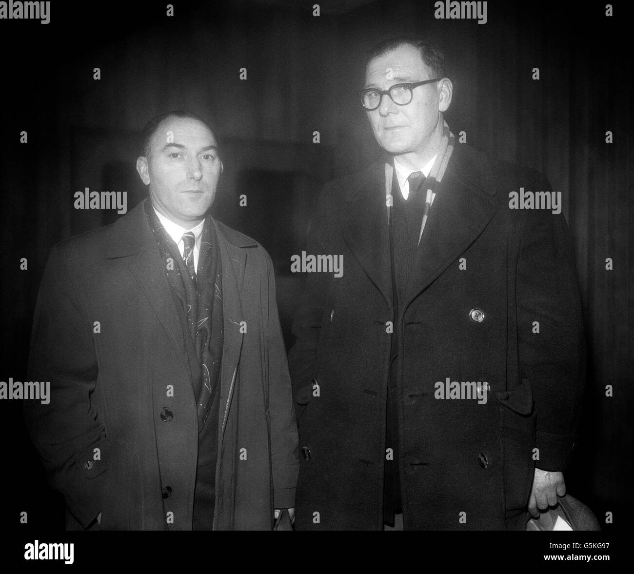Soccer - Munich Air Disaster - Gladstone Edwards and Len Morgans Stock ...