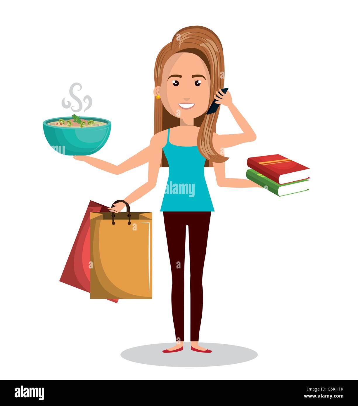 busy person design Stock Vector Image & Art - Alamy