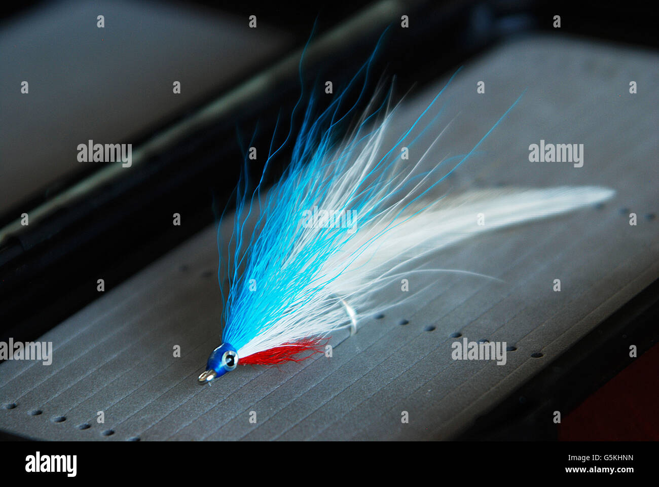 Streamer fly for fishing Stock Photo - Alamy