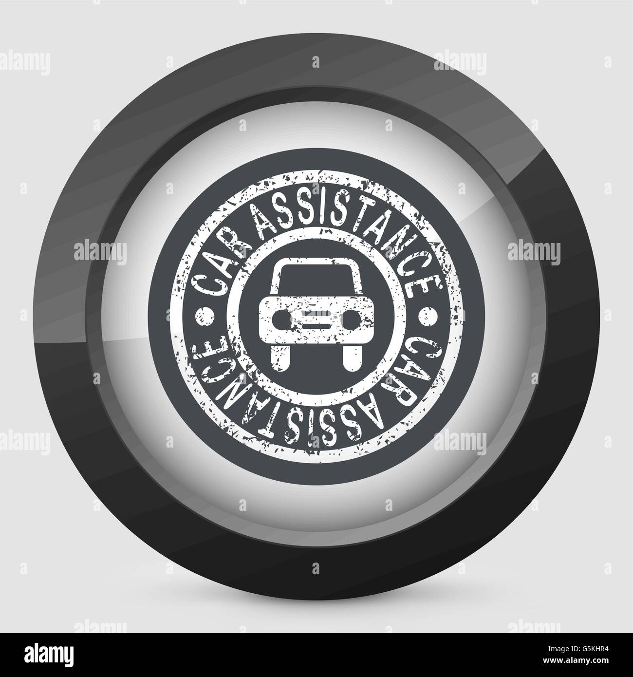 Car assistance print Stock Vector Image & Art - Alamy