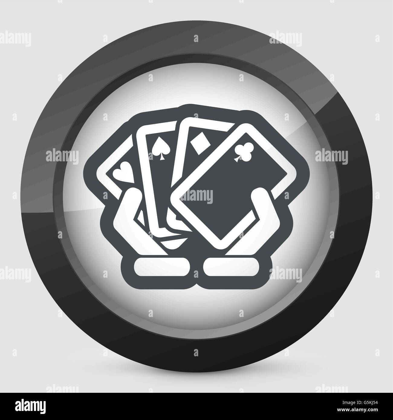 Poker game icon Stock Vector Image & Art - Alamy