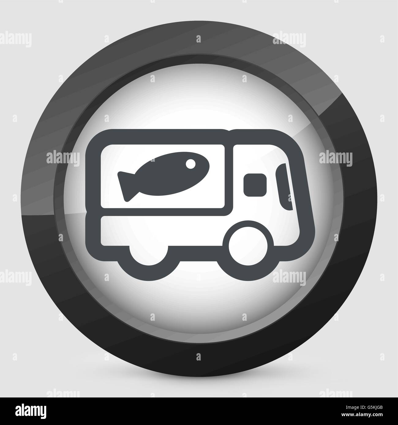 Fish van icon Stock Vector Image & Art - Alamy