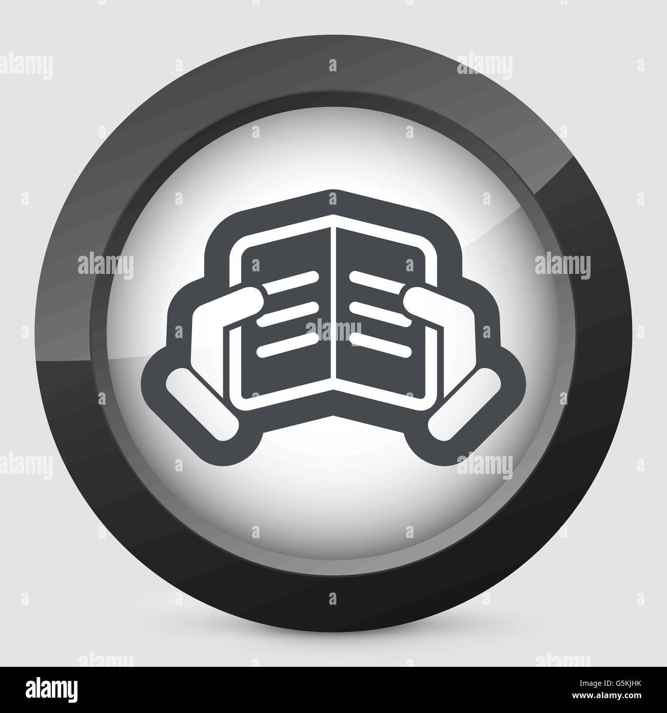 Text reading icon Stock Vector Image & Art - Alamy